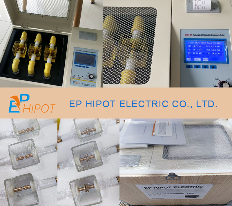 3 Test Cells 100kV Automatic Oil Breakdown Voltage Tester Delivered-EP ...